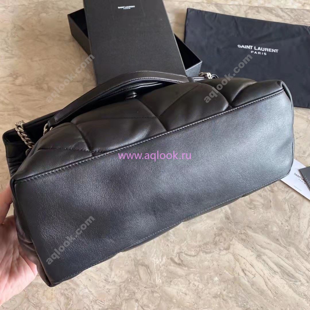 LOULOU PUFFER MEDIUM BAG IN QUILTED LAMBSKIN – YSL SAINT LAURENT 577475 ...